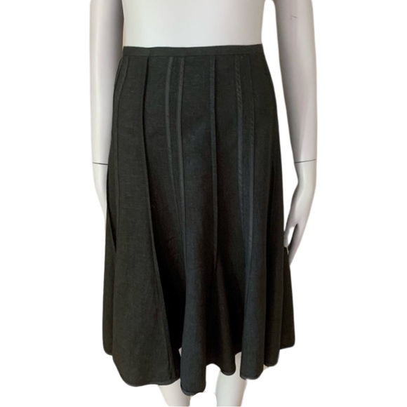 Dalia Collection | Skirts | Dalia Collection Linen Blend Aline Skirt ...